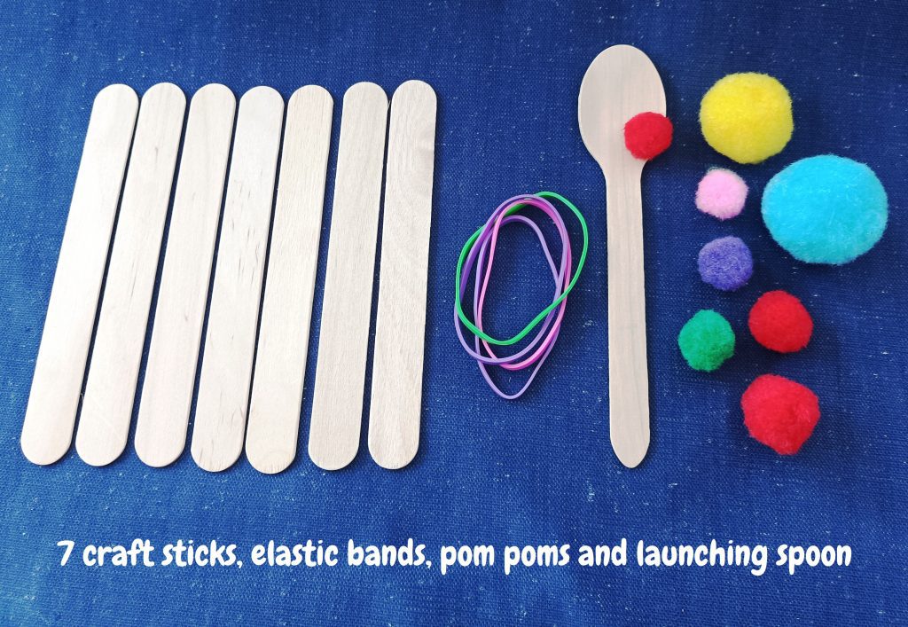 Science Party Favours | Pom Pom Catapults