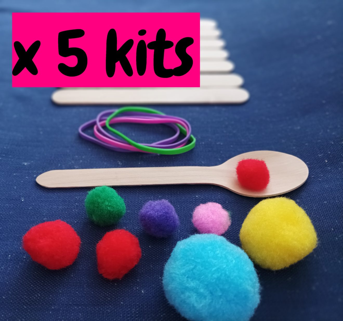Science Party Favours | Pom Pom Catapults (5 kits)