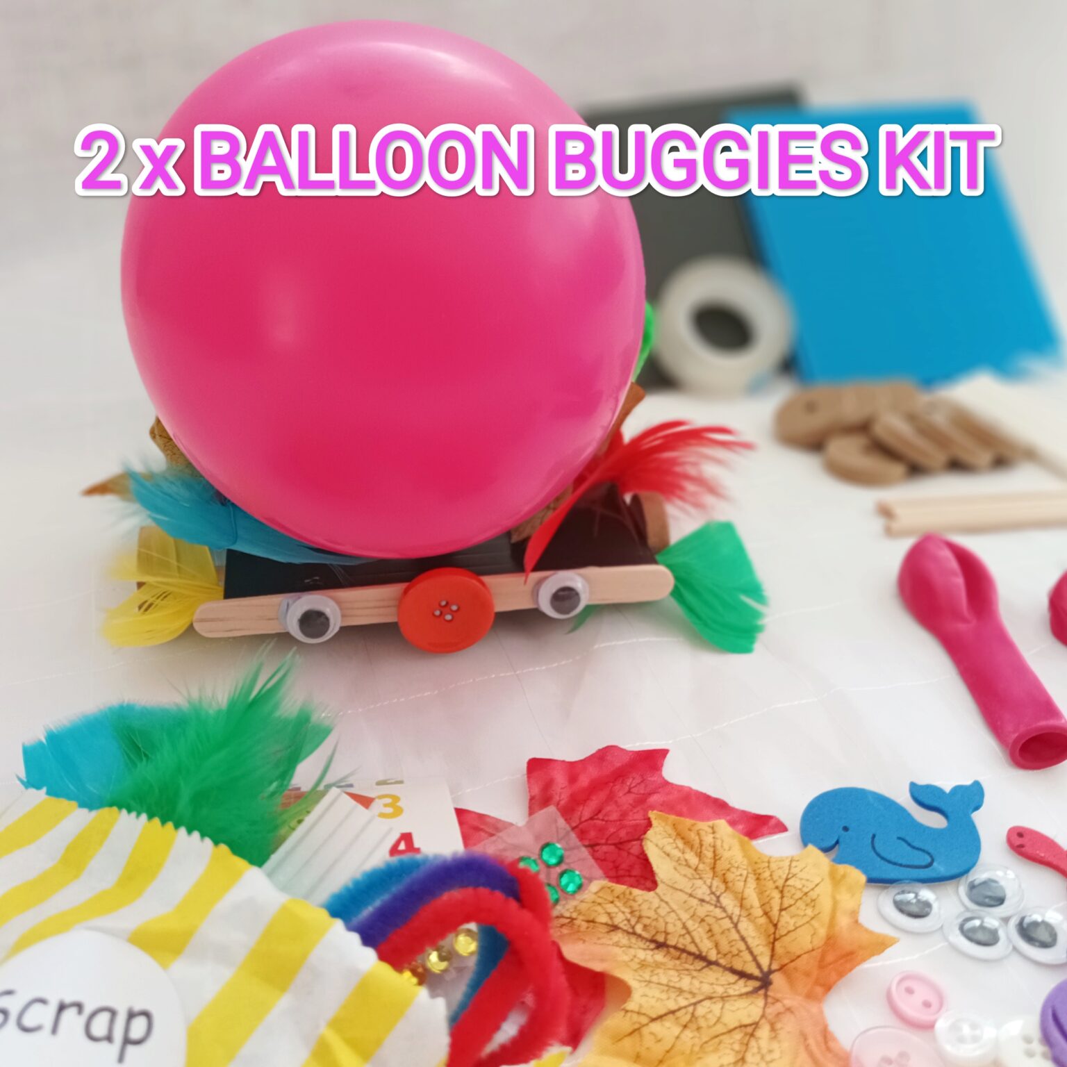 Science Kits | Balloon Buggy STEM Kit